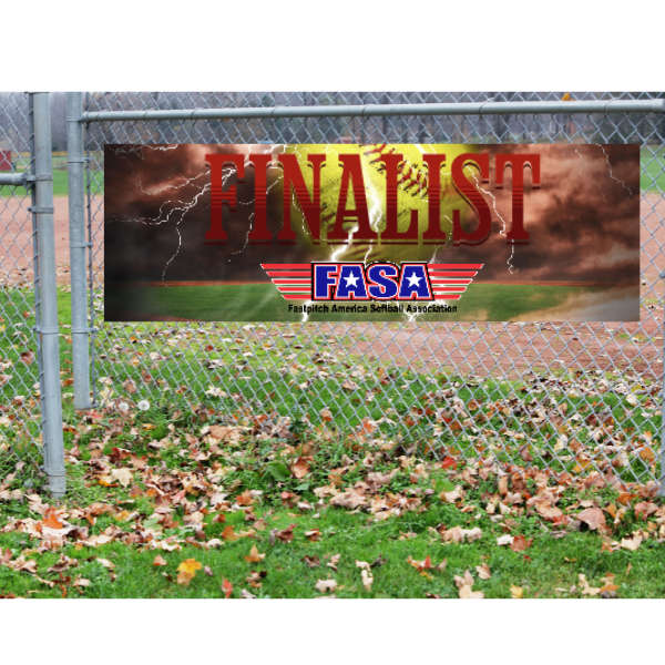 FASA Finalist Banner - 2'x6' vinyl with 6 grommets – Bats, Balls & All ...