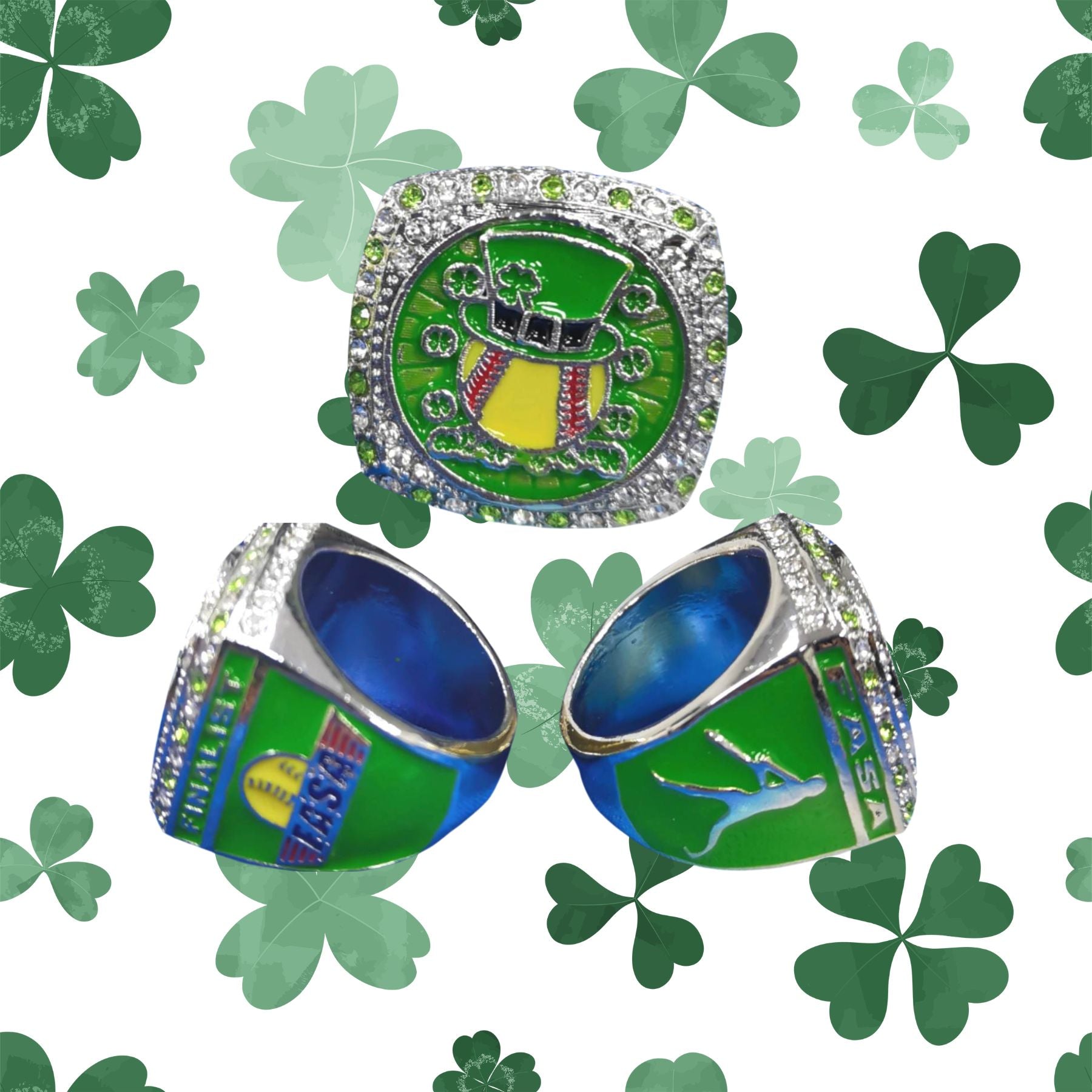 FASA St. Patrick's Day Finalist Rings – Bats, Balls & All Of Dat