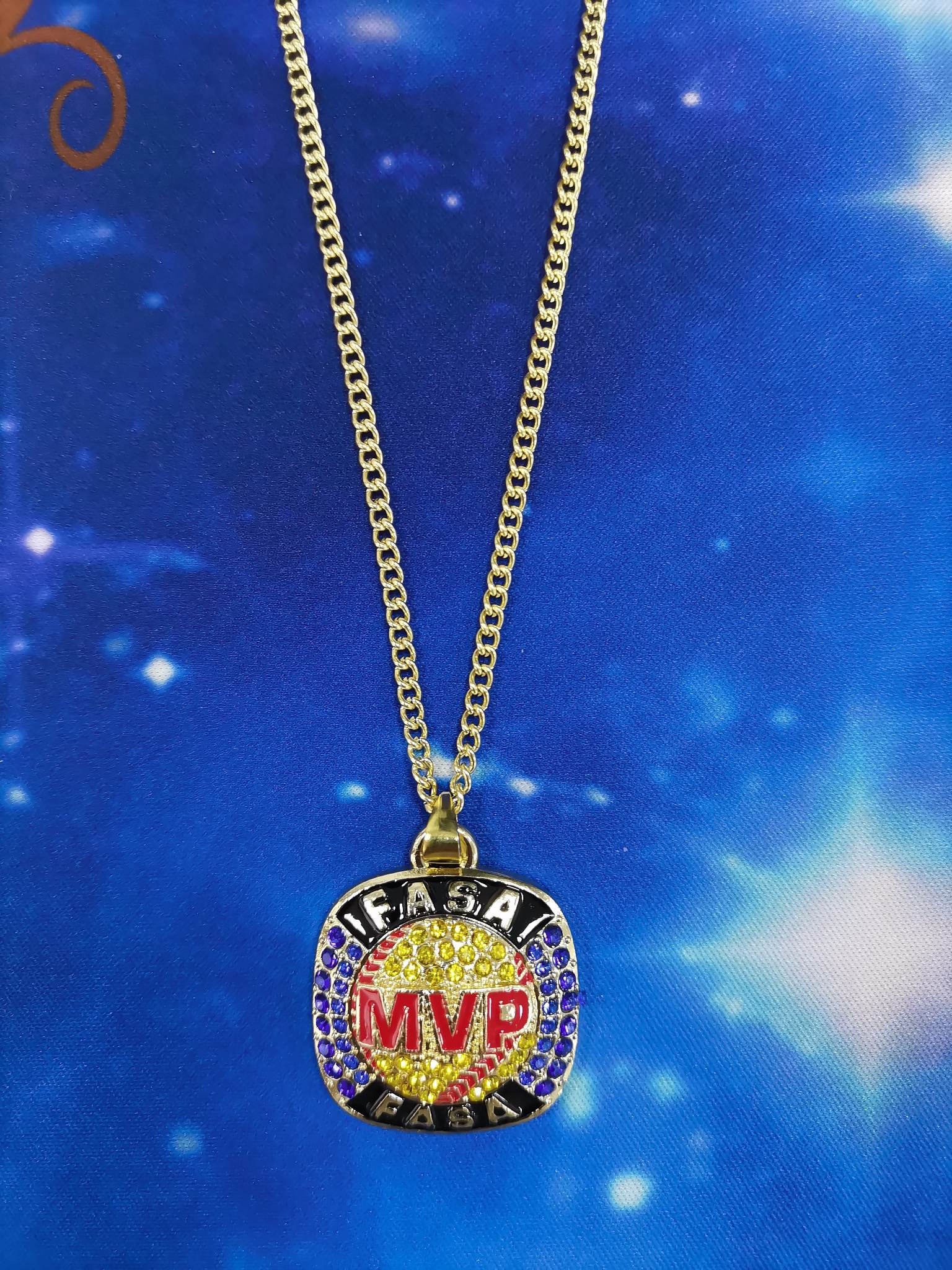 FASA MVP Necklace-Gold – Bats, Balls & All Of Dat